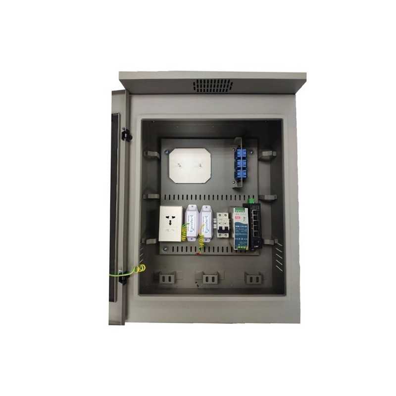 UV-9012H-IP55 ตู้เหล็กกันน้ำ Two Layer Door Outdoor Steel Cabinet