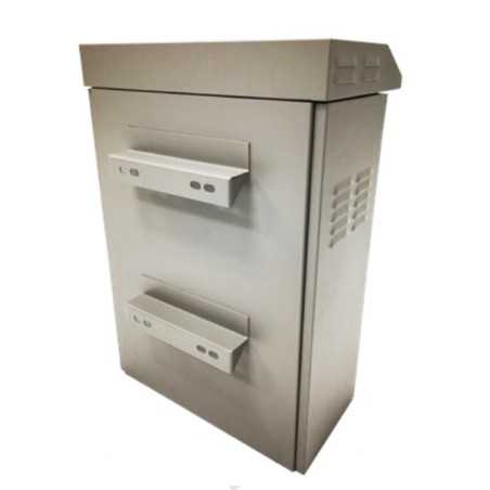 UV-9012H-IP55 ตู้เหล็กกันน้ำ Two Layer Door Outdoor Steel Cabinet