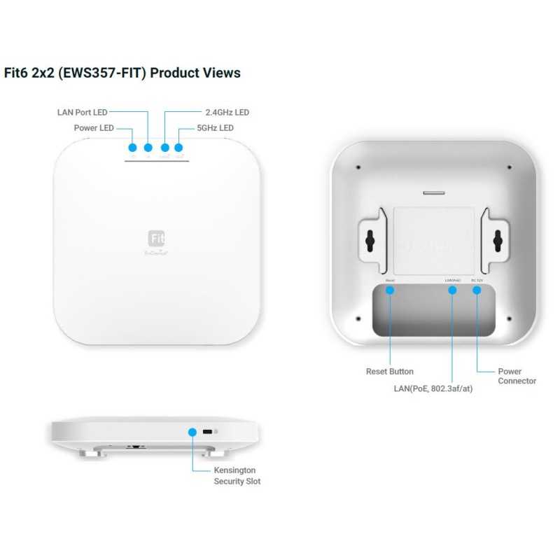 EWS357-FIT Engenius 802.11ax Managed Wireless Access Point