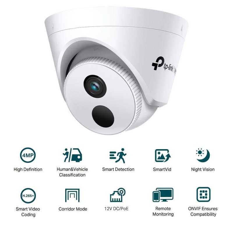 VIGI C440I TP-Link 4MP IR Turret Network Camera