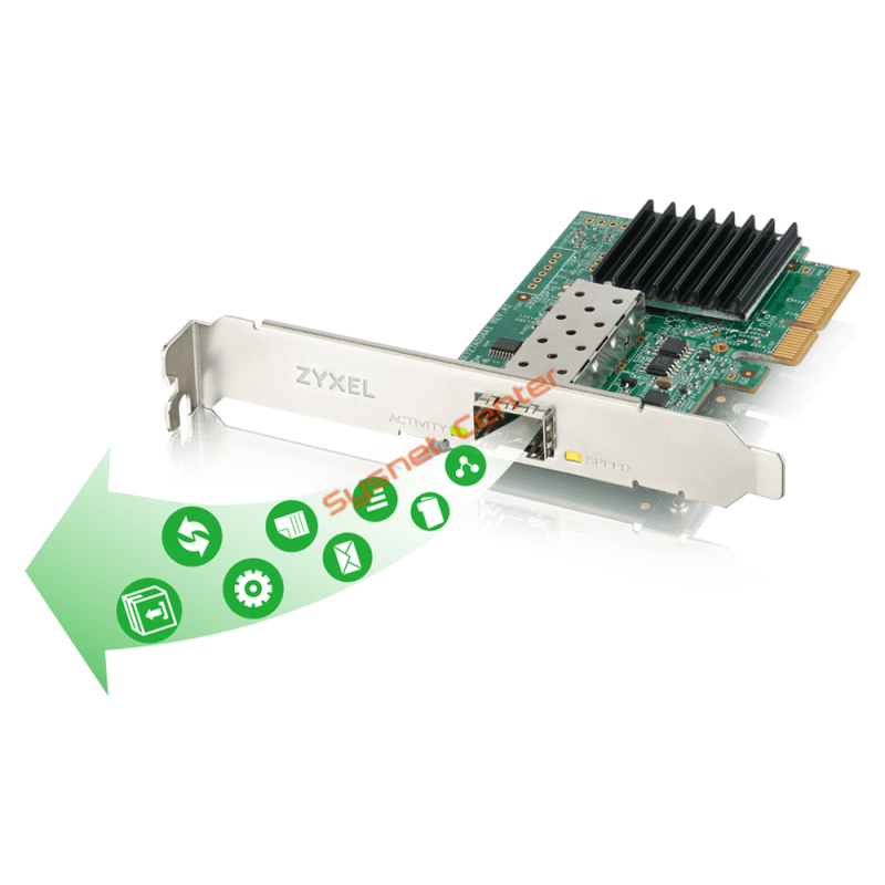 Zyxel XGN100F 10G Network Adapter PCIe Card SFP+ Port 10Gbps