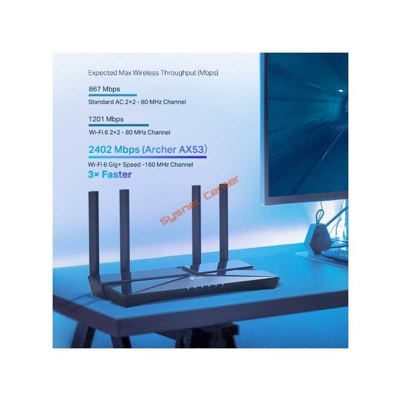 TP-Link Archer AX53 Next-Gen Gigabit Wi-Fi 6 AX3000 Router