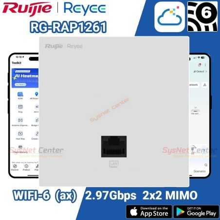 RG-RAP1261 Reyee Wi-Fi 6 AX3000 Wall Plate Access Point