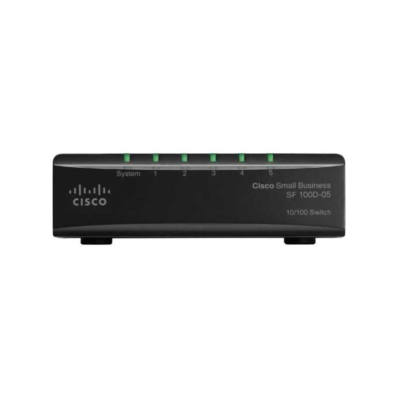 Cisco Switch SF100D-05 (SD205T) Switch 5 Port แบบ Desktop ความเร็ว 10 ...