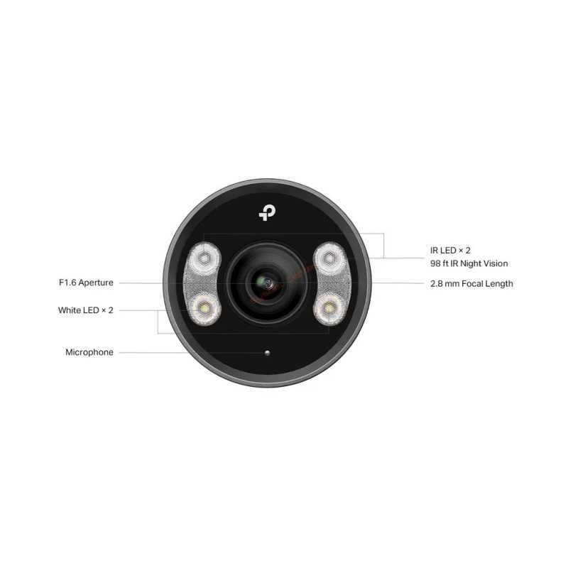 VIGI C385 TP-Link 8MP Outdoor Full-Color Bullet IP Camera