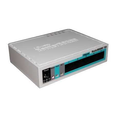 Mikrotik RouterBoard RB-750 ROS Level 4 Switch 5 port 10/100Mbps พร...