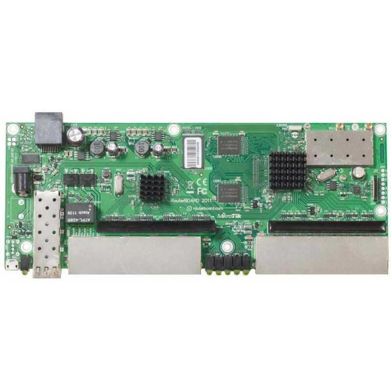 Mikrotik RouterBoard RB2011UAS-2HnD-IN Ram 128MB ROS Lv.5 Wireless ...