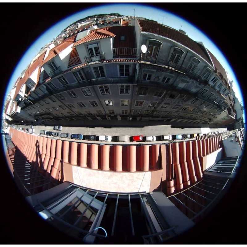 ACTi B55 10Mp Indoor Day/Night Basic WDR Fixed Focus Fisheye Lens มุมอง ...