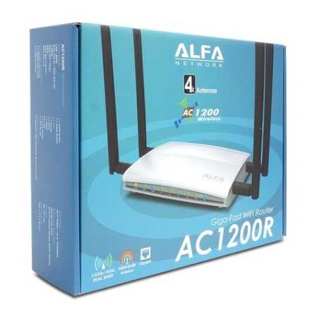 ALFA AC1200R Wireless Broadband Router 2.4/5GHz AC Port Gigabit