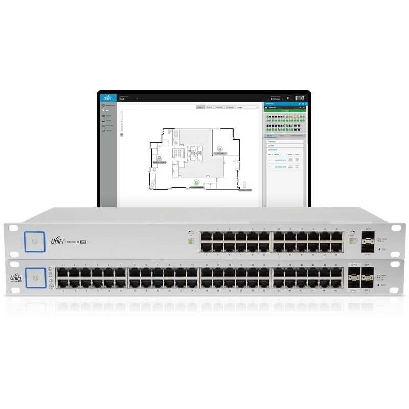 Ubiquiti Unifi Switch US-24-250W L2-Managed POE Switch 24 Port Gigabit
