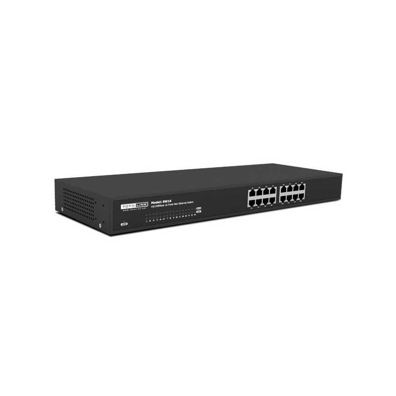 TOTOLink SW16 Fast Ethernet Switch แบบ Rack ขนาด 16 port ความเร็ว 1...