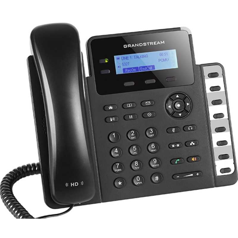 GrandStream GXP-1628 IP-Phone 2 คู่สาย 2 Port Lan, HD Audio, Backli...