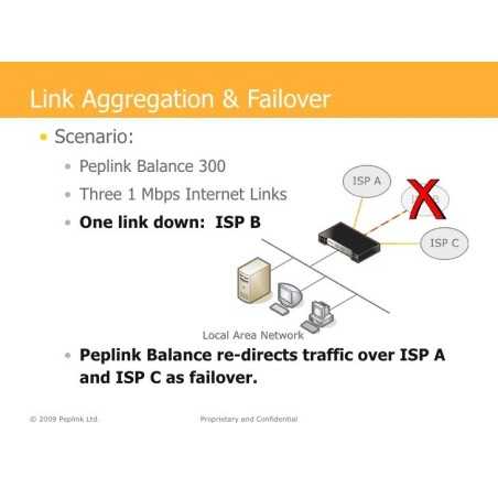 Peplink Balance 305 BPL-305 Loadbalance 3 Wan VPN Internet 1Gbps 500 User