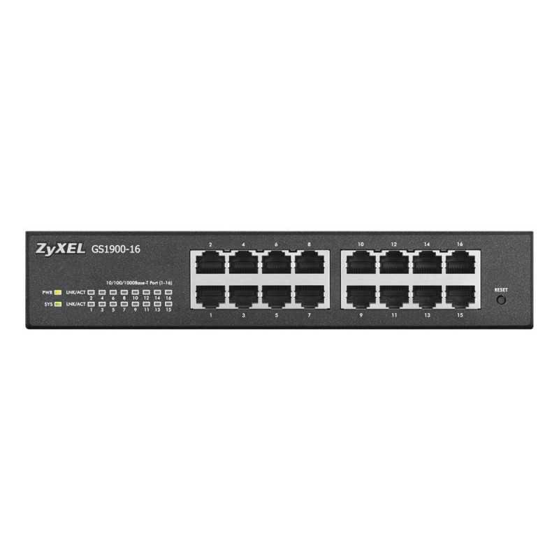 GS1900-16 Zyxel L2 Smart Managed Switch 16 Port Gigabit