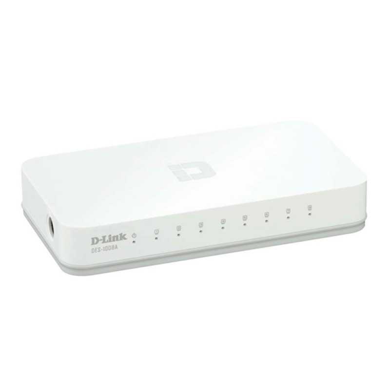D-Link DES-1008A 8-Port Fast Ethernet Desktop Switch 100Mbps