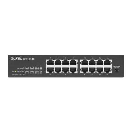 Zyxel GS1100-16 Unmanaged Gigabit Switch 16 Port Rack Mount Kit