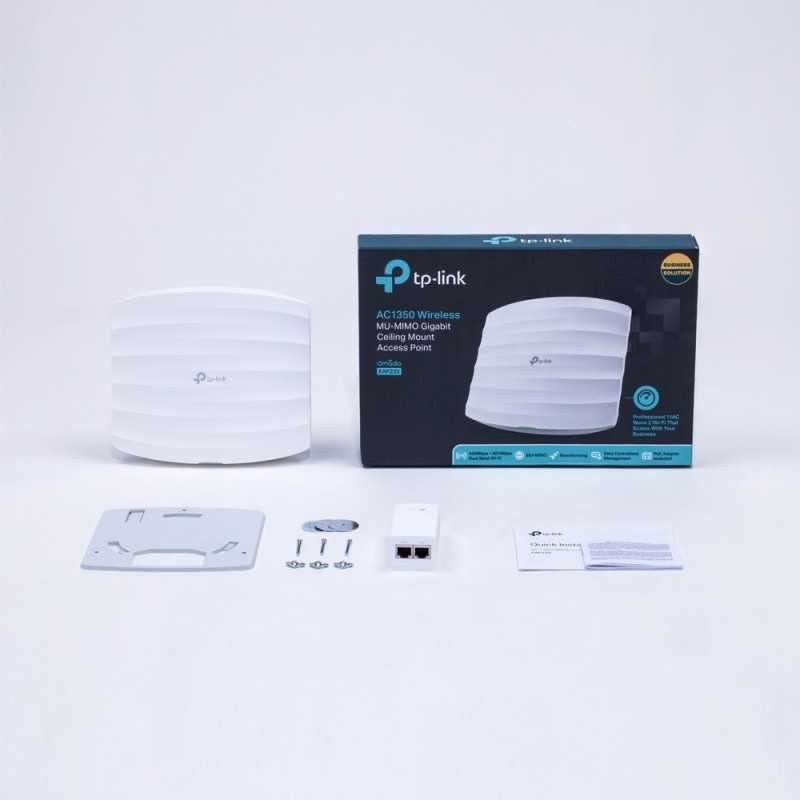 TP-LINK EAP225 AC1350 Wireless Access Point Dual-Band OMADA Controller