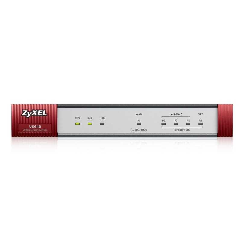 ZYXEL ZyWALL USG40 Next Generation Unified Security Gateway Zyxel ...
