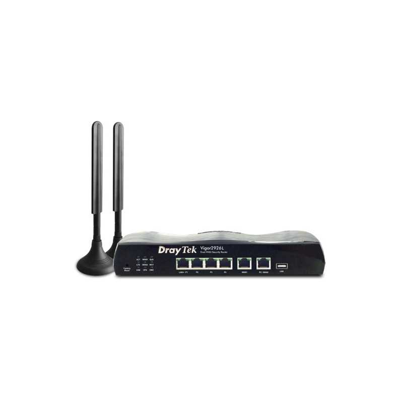 DrayTek Vigor2926L Dual WAN Load-balance VPN Router 4G/LTE Sim Slot