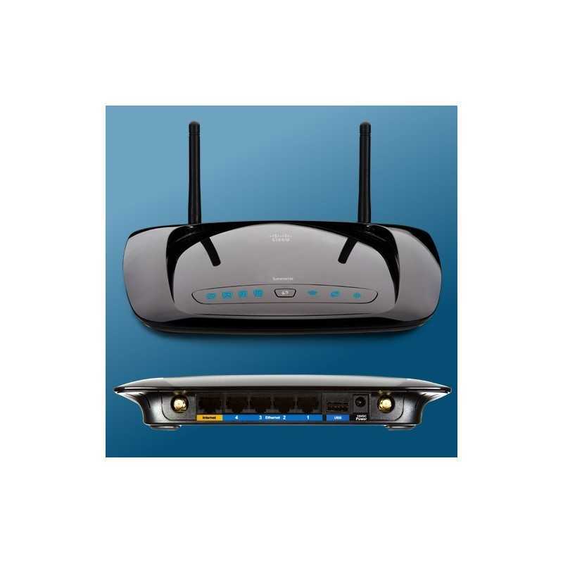 Linksys WRT160NL 300Mbps Wireless-N Router, เสาภายนอก 2x1.8dBi + USB2.0