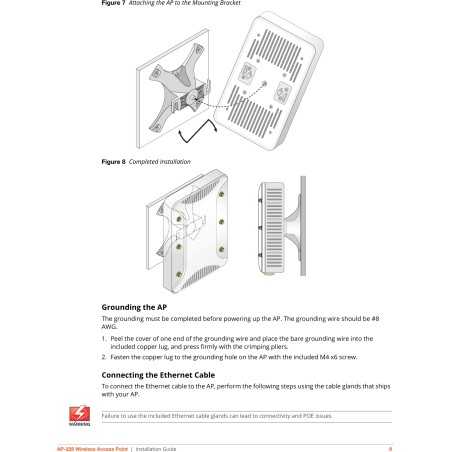 Aruba AP-220-MNT-W1 Mount Kit สีดำ (JW046A) สำหรับ Access Point Aruba