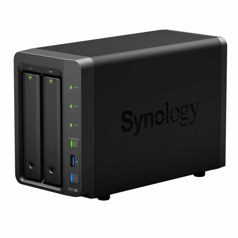 Synology DS718+ NAS Network Attatch Storage 2Bay สูงสุด 32TB