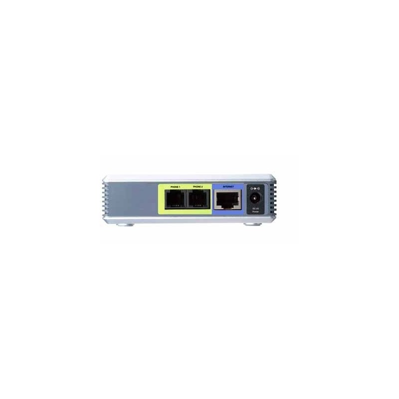Linksys PAP2T Internet Phone Adapter 2 Ports FXS 1 Port Lan