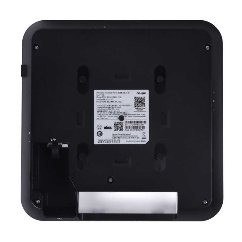 Ruijie RG-AP820-L(V3) Wireless Access Point WIFI6 Port SFP
