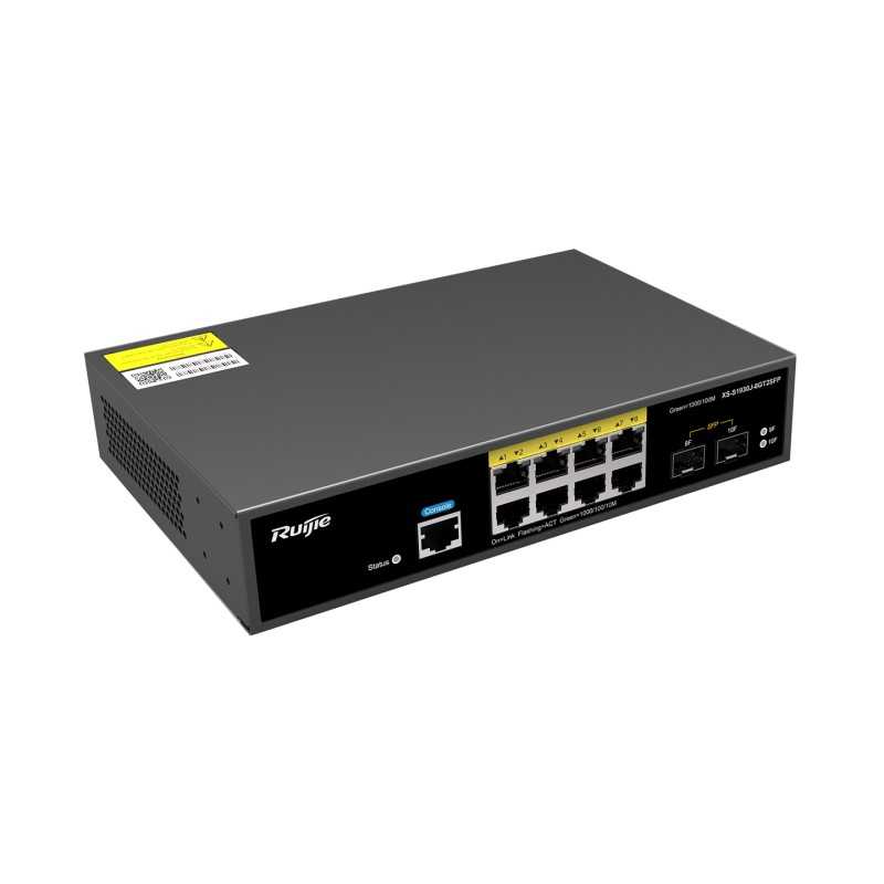 Ruijie XS-S1930J-8GT2SFP L2-Managed Gigabit Switch 8 Port, 2 SFP