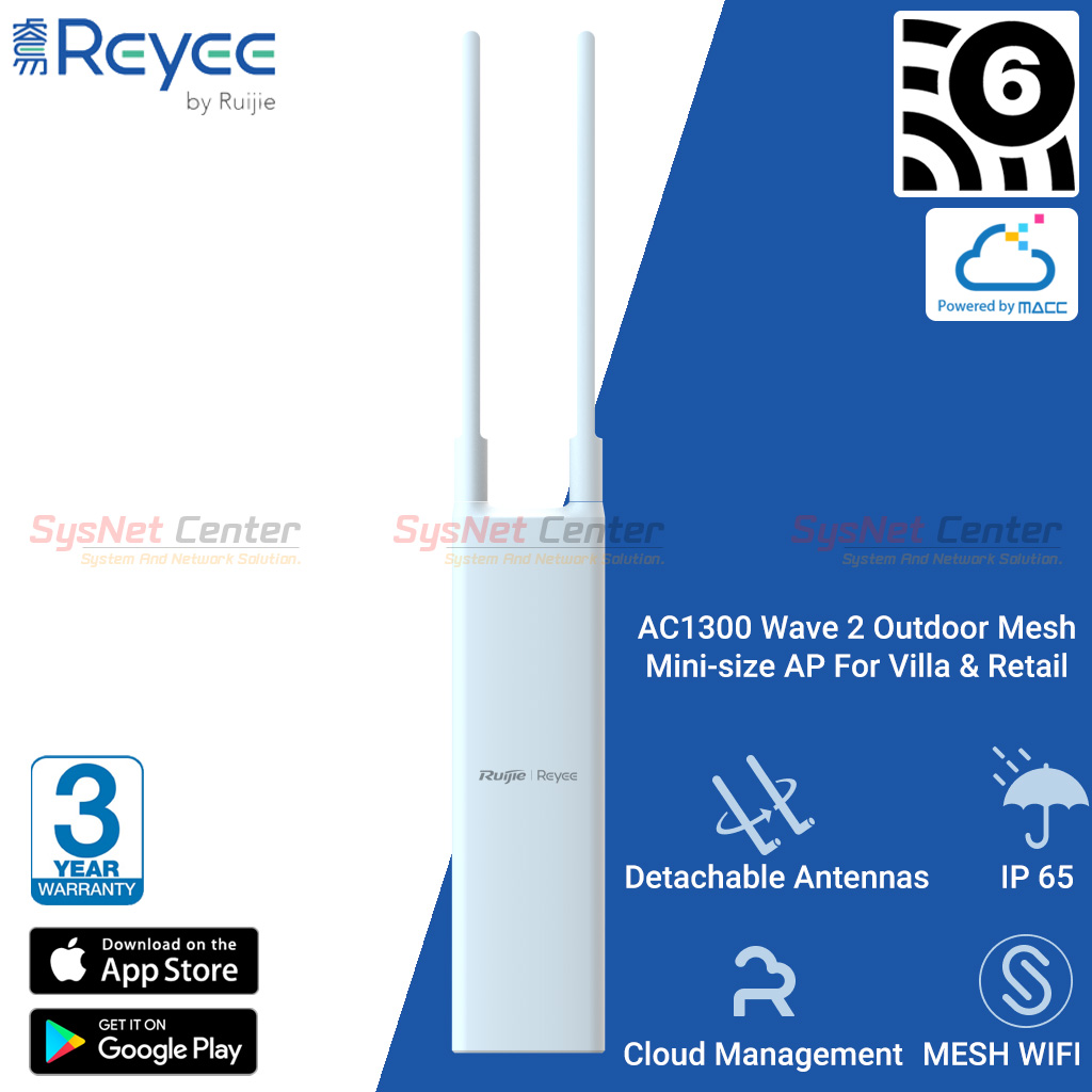 RG-RAP52-OD Reyee Wi-Fi 5 AC1300 Outdoor Access Point